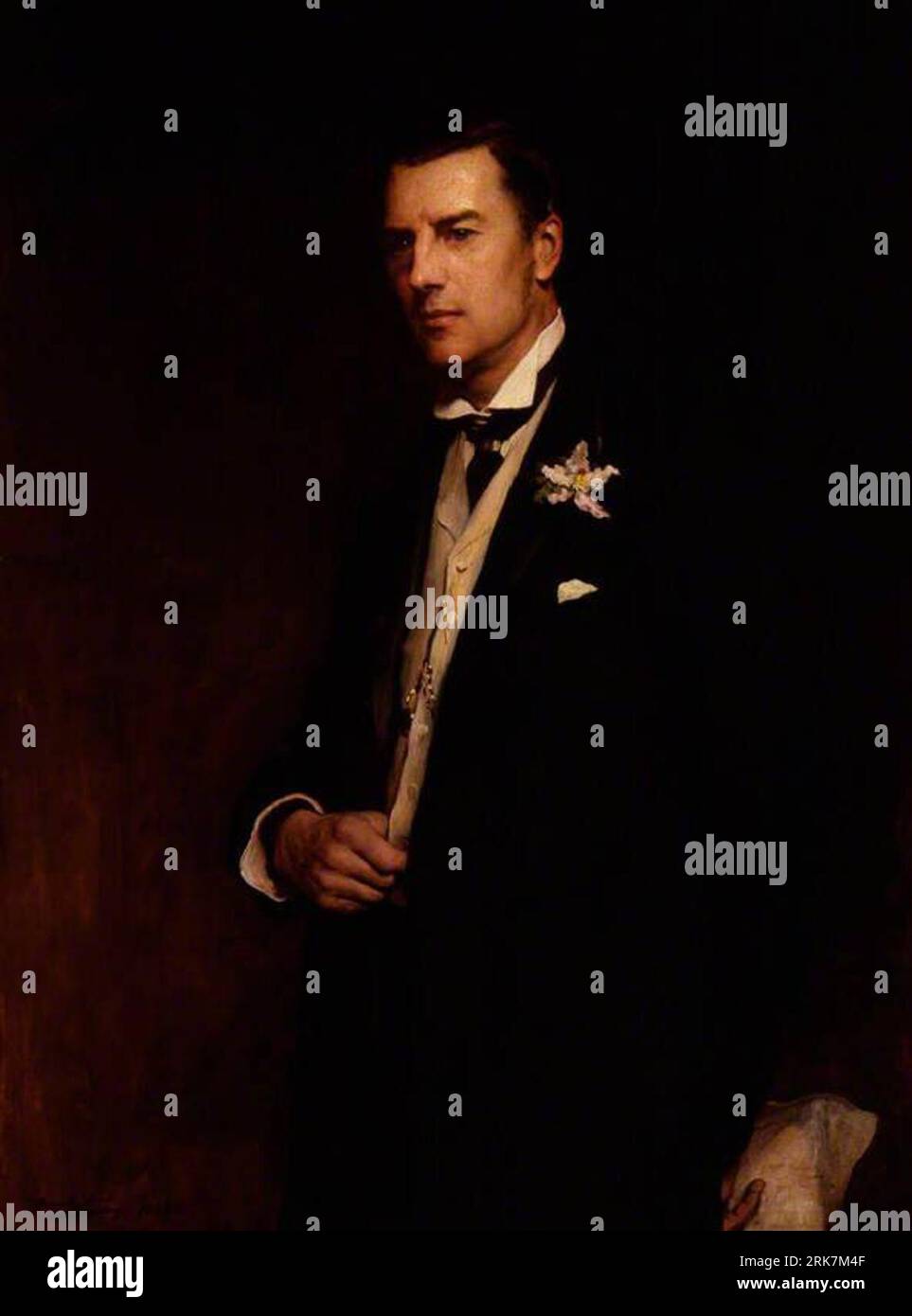 Joe Chamberlain 1886 by Francis Montague Holl Stock Photo - Alamy