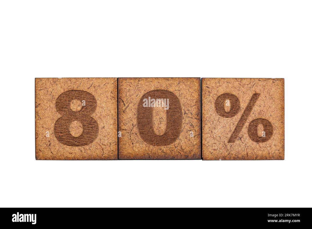 Number And Signs On Wooden Square Tiles On White Background; Number ...