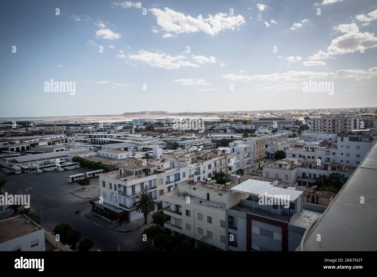 Sfax, Tunisia. 06th Aug, 2023. view of Tunisian port city Sfax, which ...