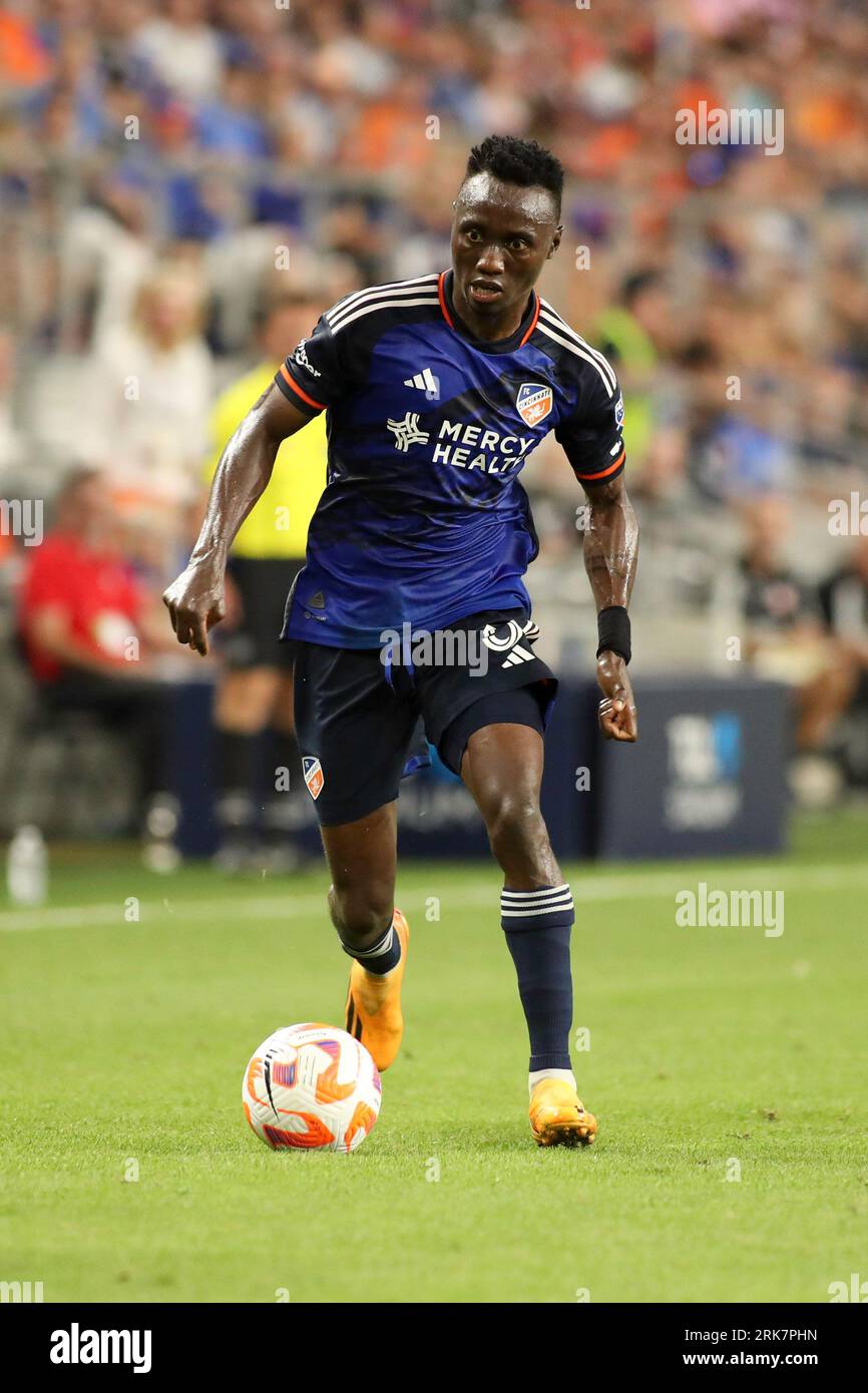 August 23, 2023: FC Cincinnati's Obinna Nwobodo during a Lamar Hunt US ...