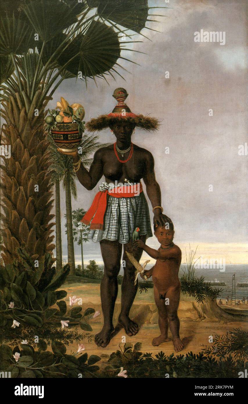 African woman 1641 by Albert Eckhout Stock Photo - Alamy