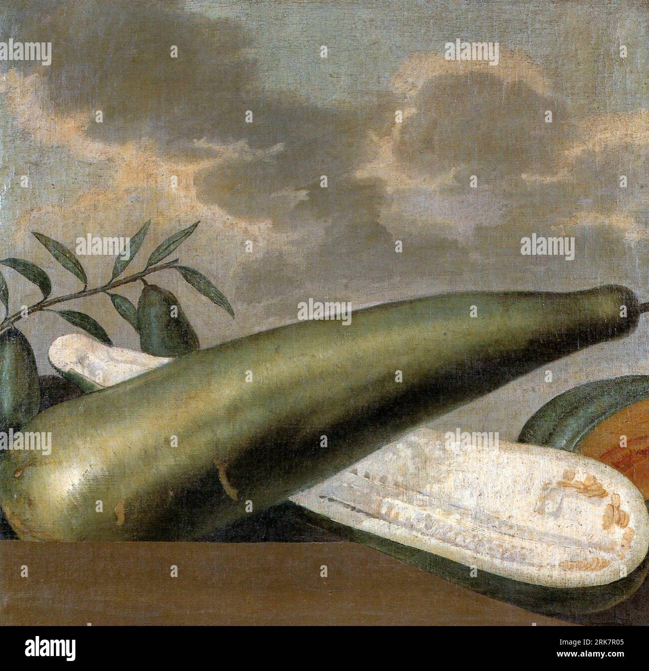 Still-life of slender gourds 17th century by Albert Eckhout Stock Photo ...