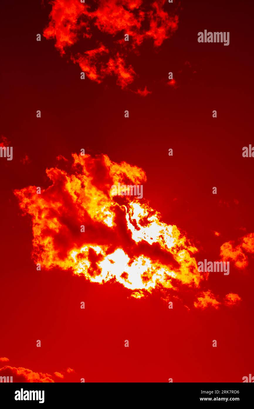 Red and yellow fire flames background Stock Photo - Alamy