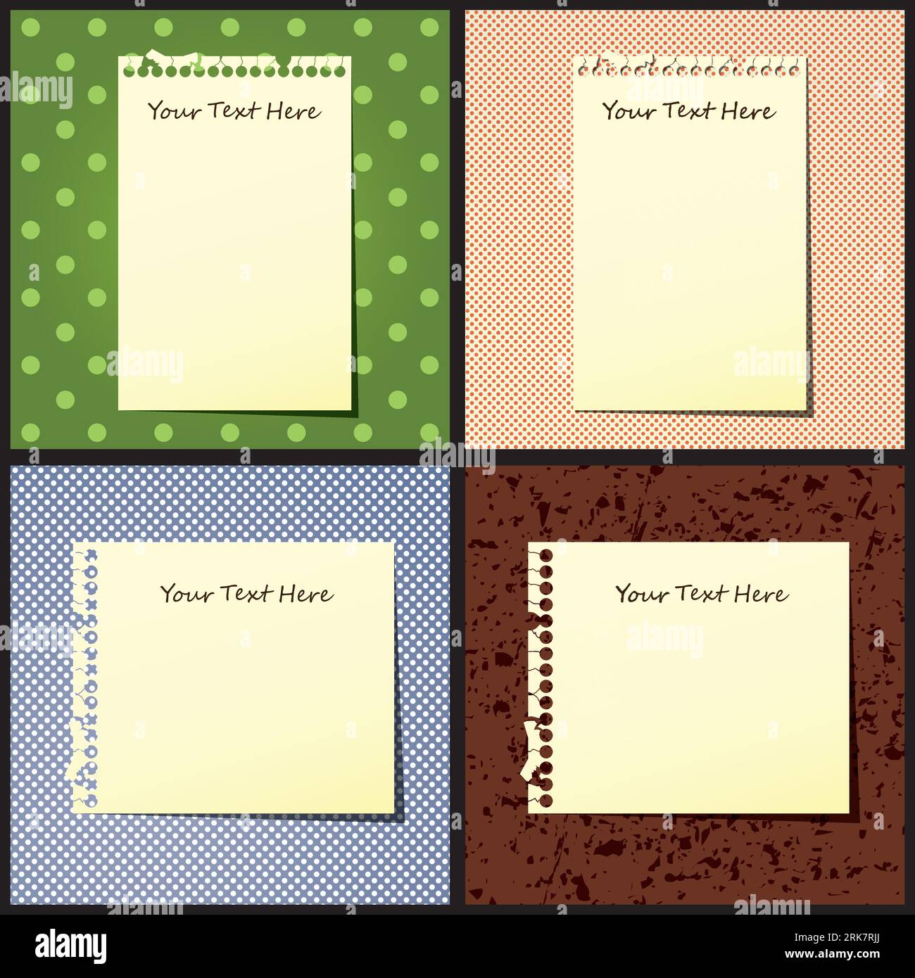 Blank paper tear off Stock Vector Images - Alamy