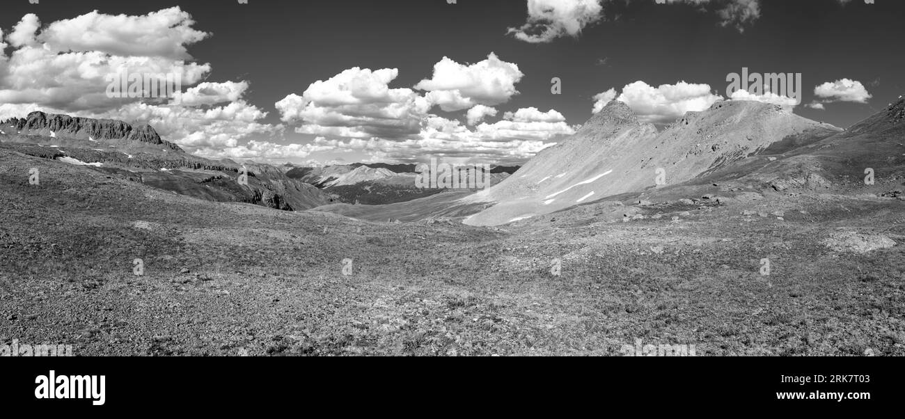 View of Columbine Basin from just north of Columbine Lake, San Juan ...