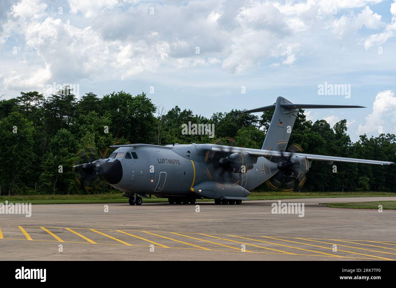 The military aircraft from Airbus A400 in Dulles ,Virginia, USA Stock ...