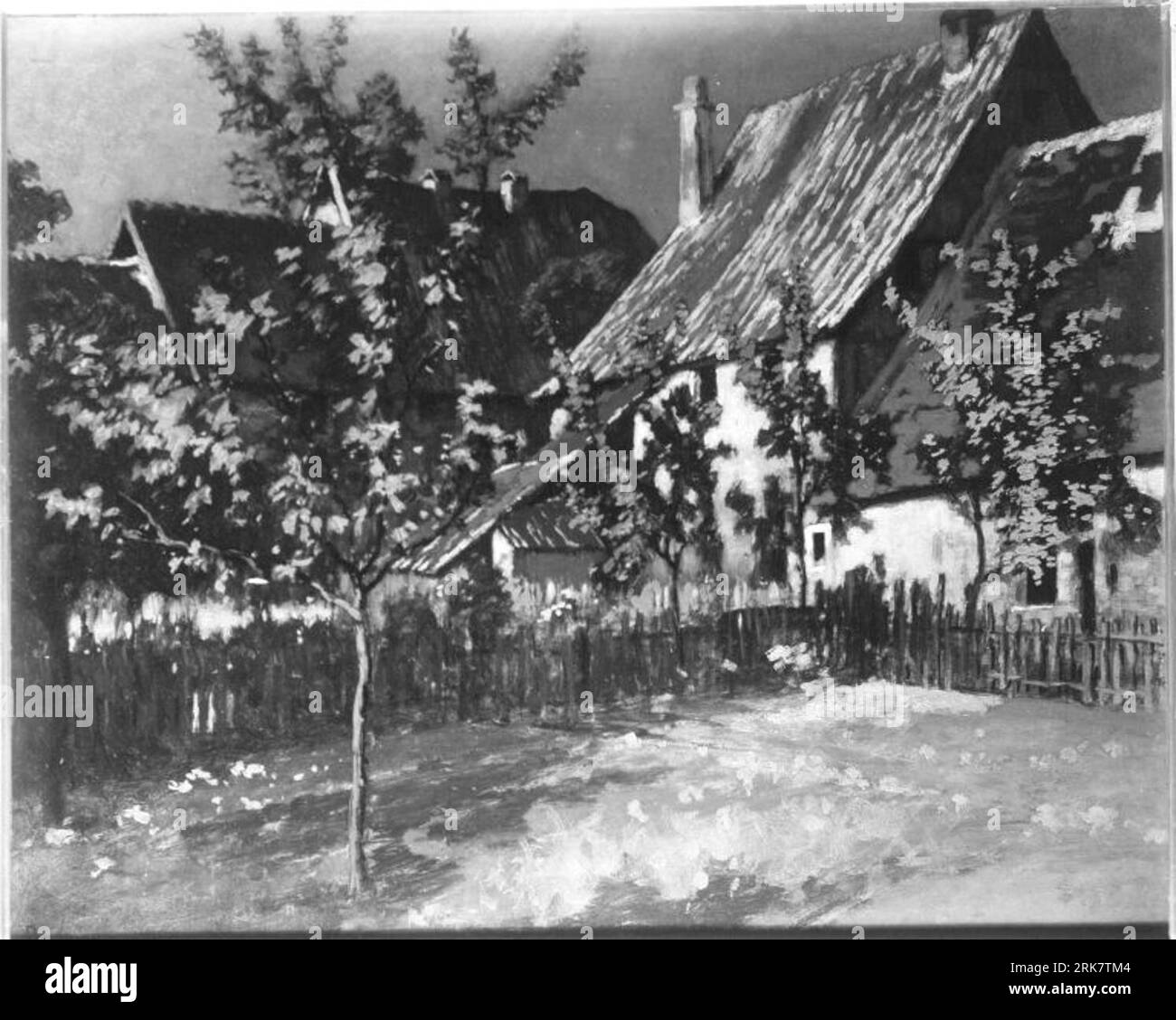 Häuser in Gelnhausen circa 1892 by Carl Freiherr von Pidoll zu ...