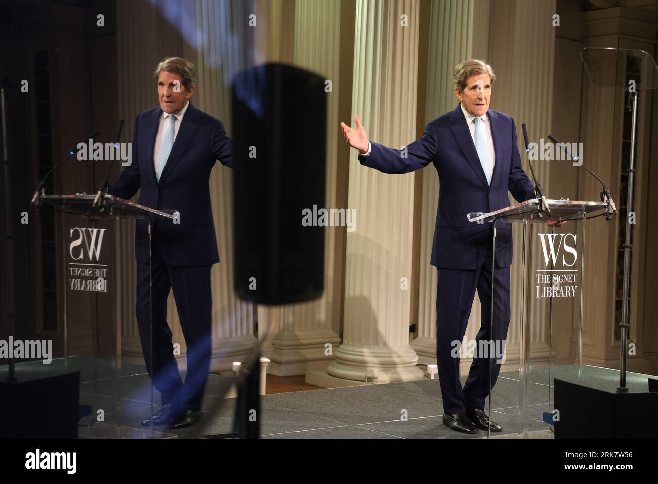 US Special Presidential Envoy for Climate John Kerry speaking at The ...