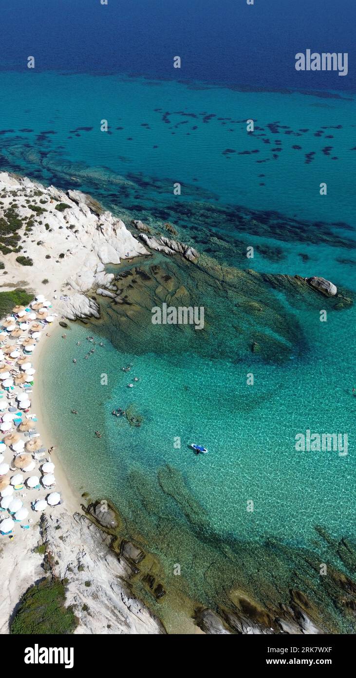 Drone footage captured with DJI MINI 3! Aerial view of the shoreline of ...