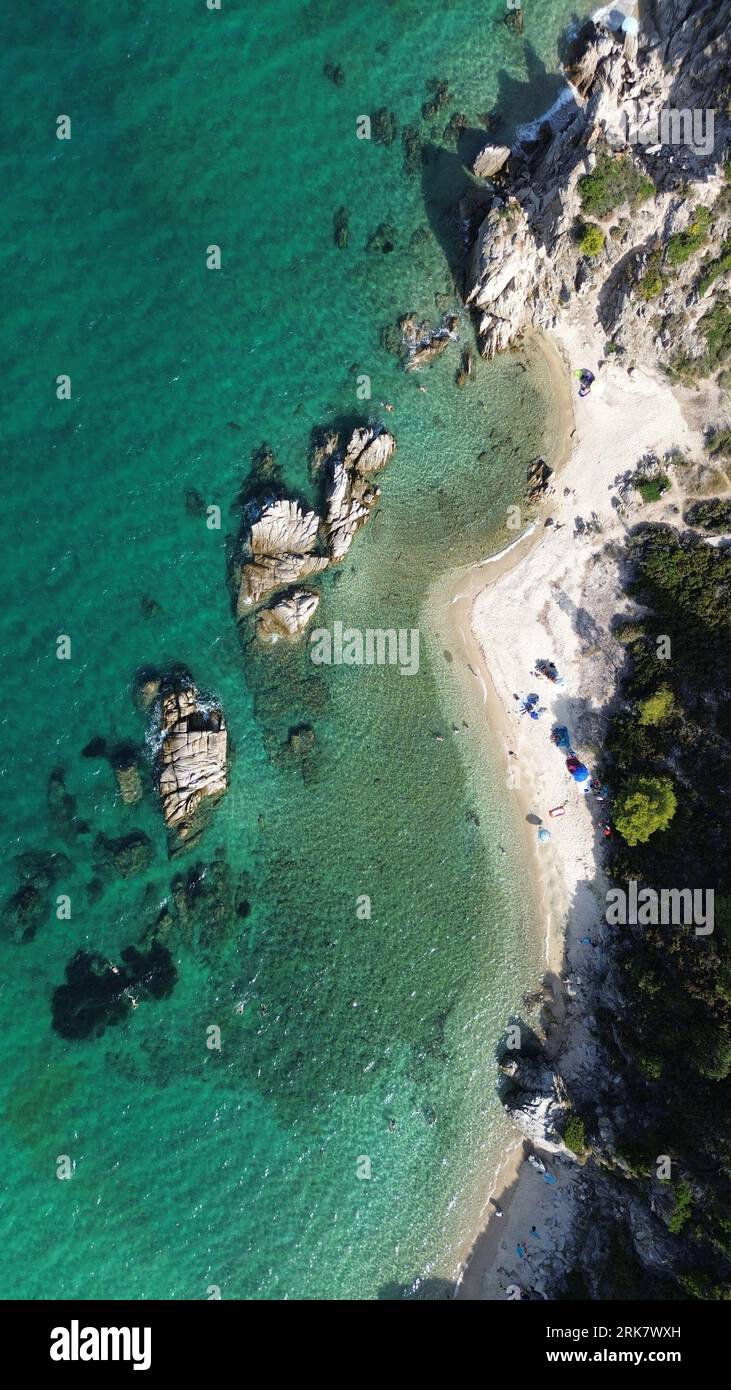 Drone footage captured with DJI MINI 3! Aerial view of the shoreline of ...
