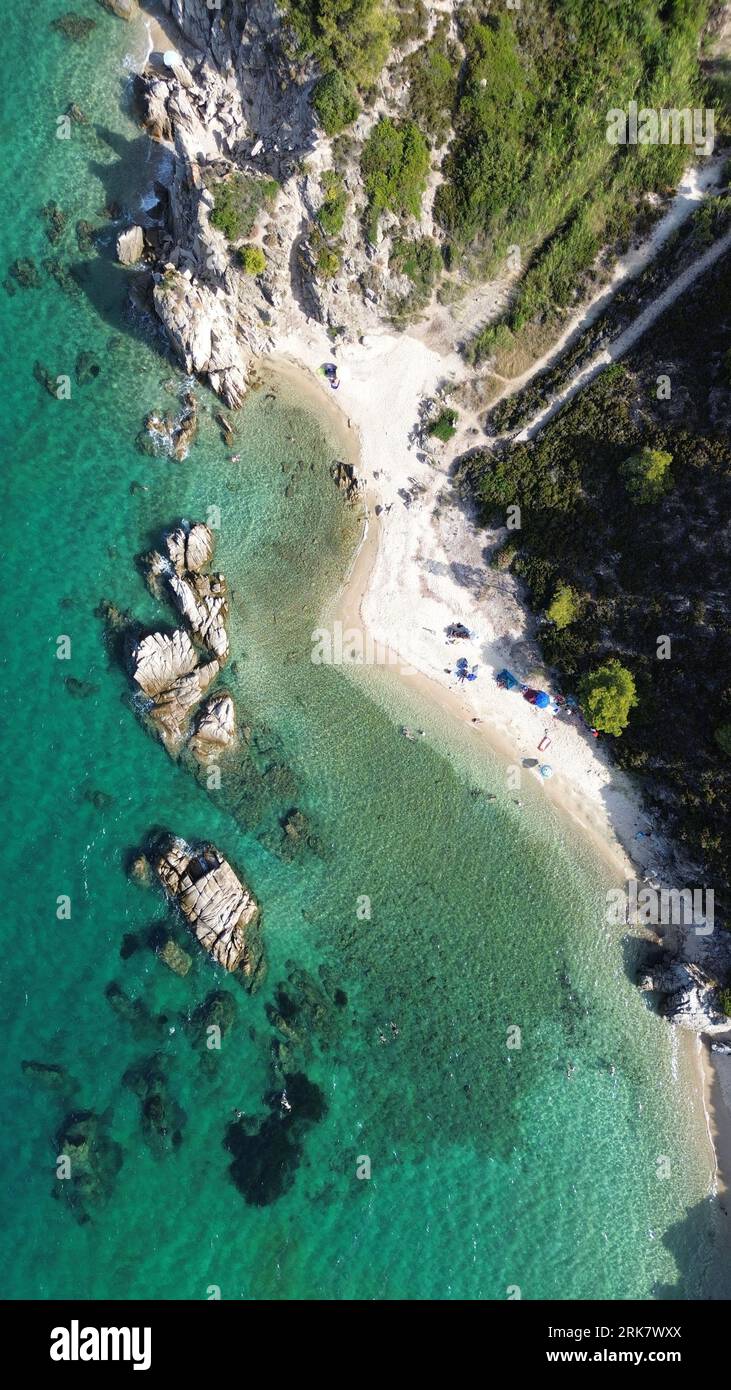 Drone footage captured with DJI MINI 3! Aerial view of the shoreline of ...