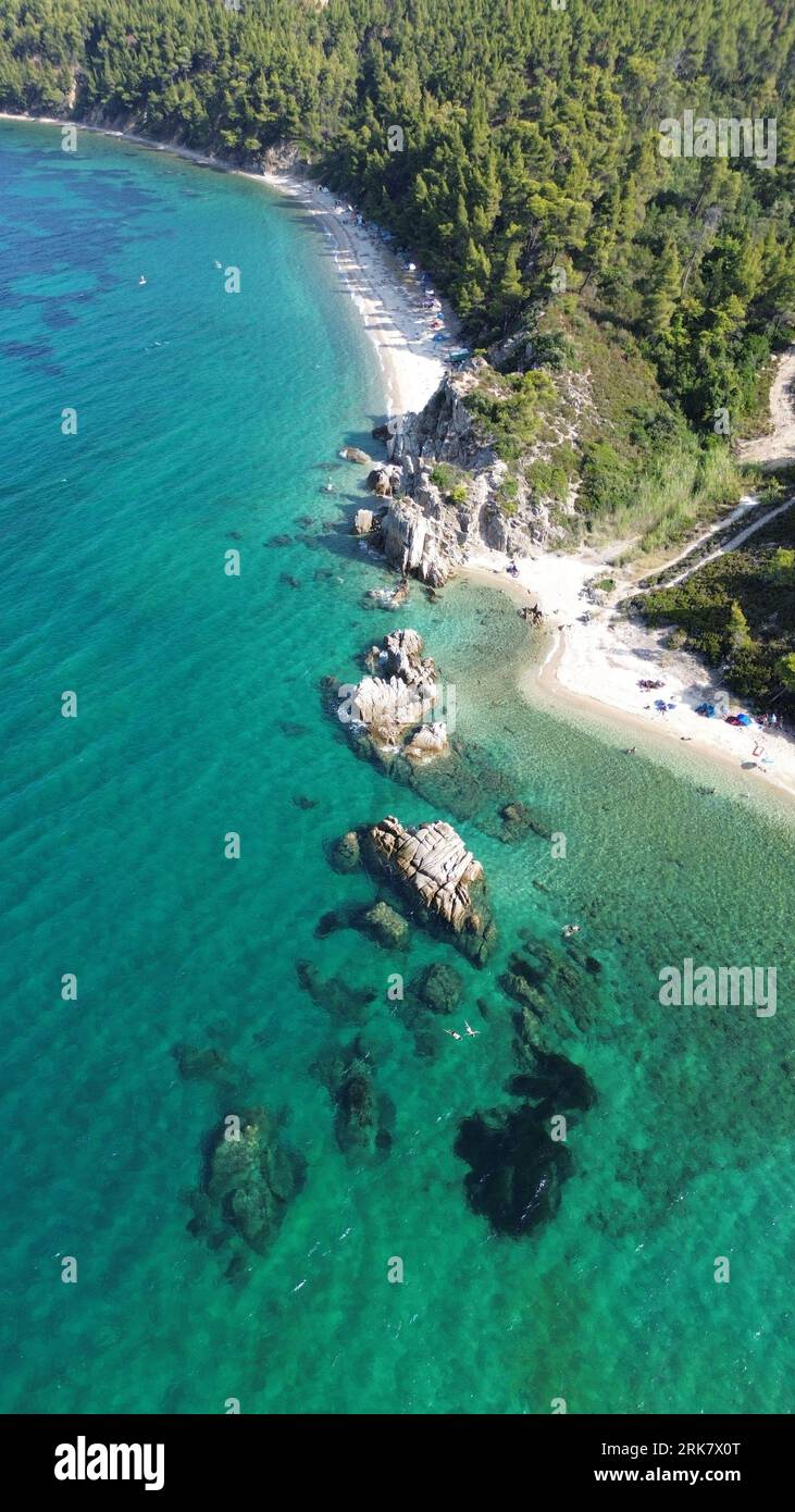 Drone footage captured with DJI MINI 3! Aerial view of the shoreline of ...