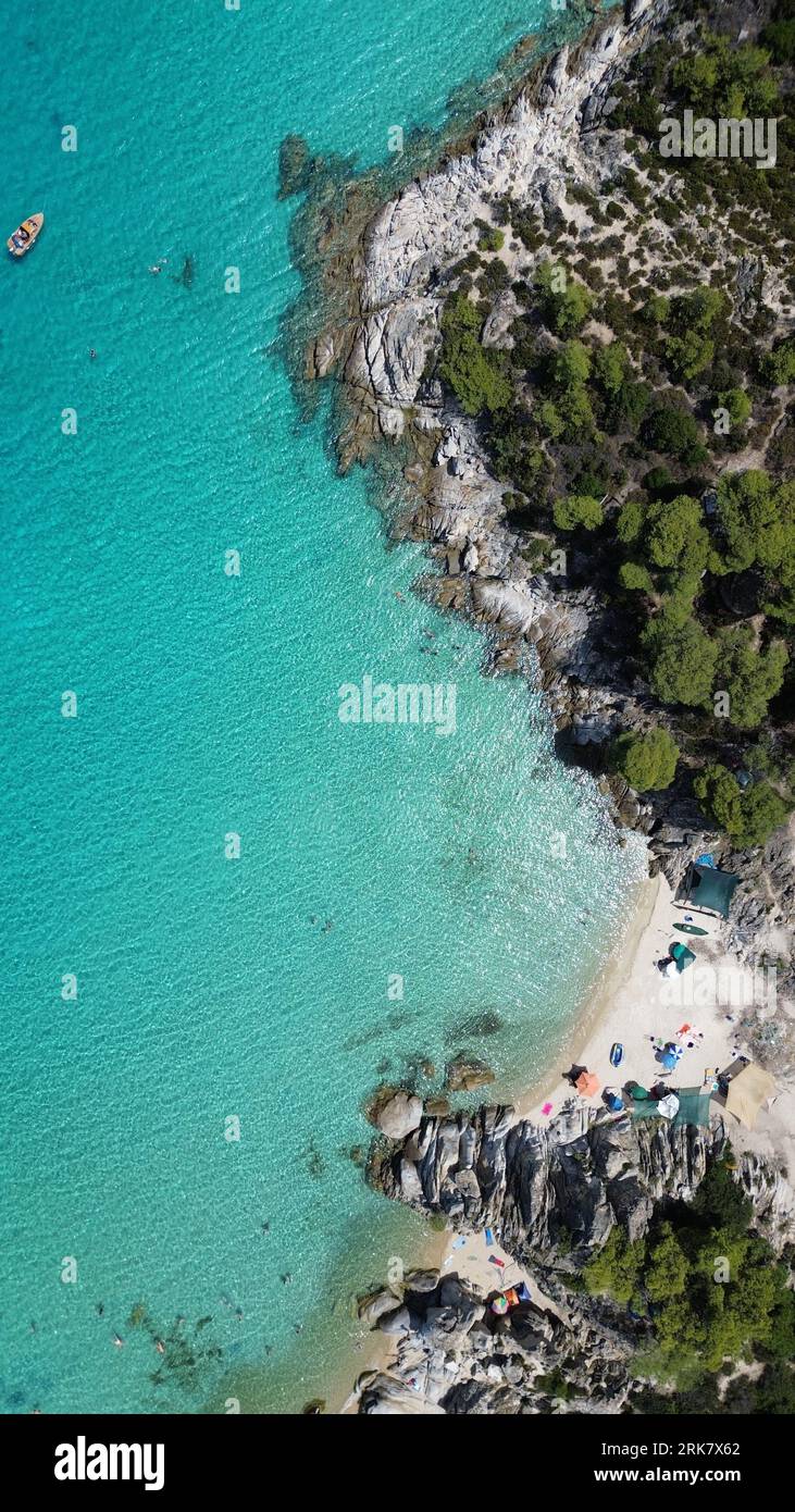 Drone footage captured with DJI MINI 3! Aerial view of the shoreline of ...