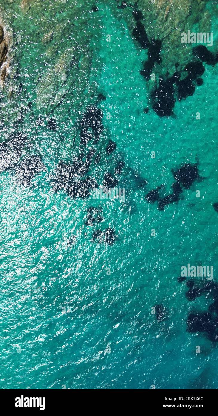 Drone footage captured with DJI MINI 3! Aerial view of the shoreline of ...