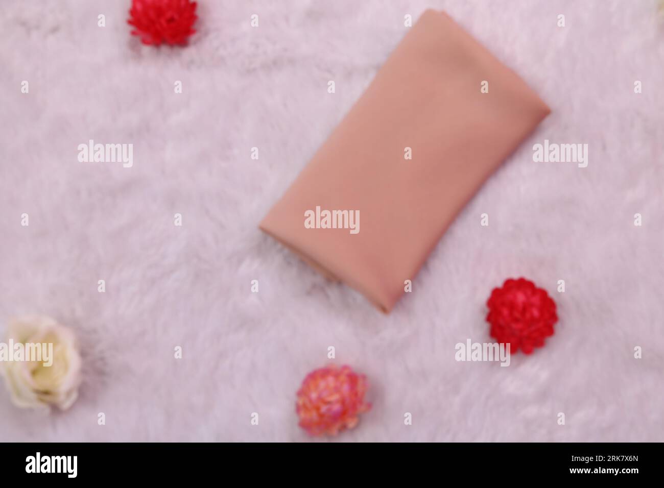 folded hijab on white background. colour variation of pashmina, hijab ...