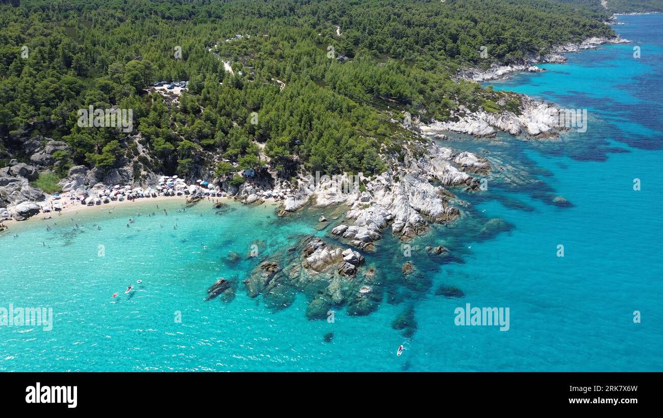 Drone footage captured with DJI MINI 3! Aerial view of the shoreline of ...
