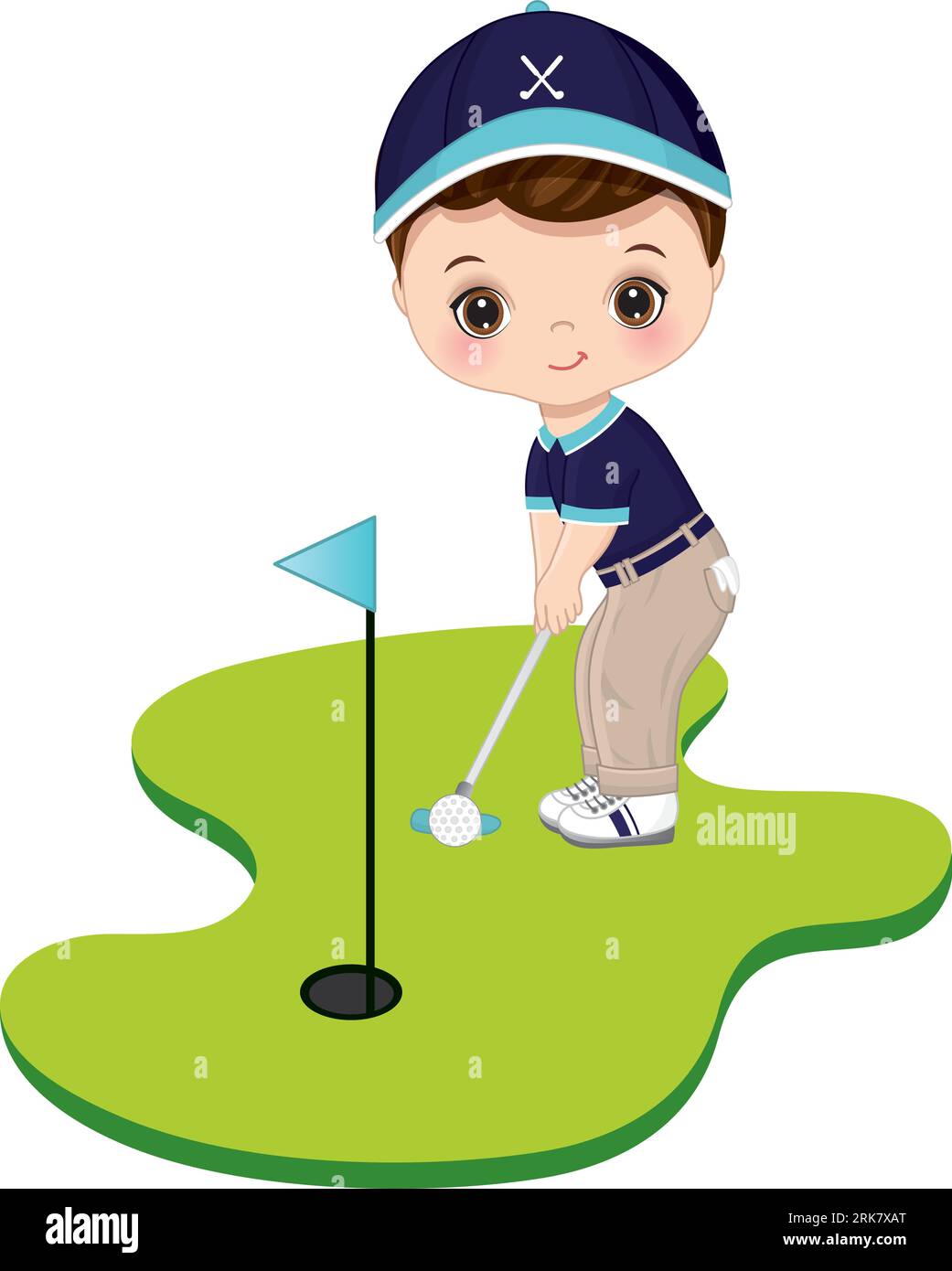 Golf cap clipart hi-res stock photography and images - Alamy
