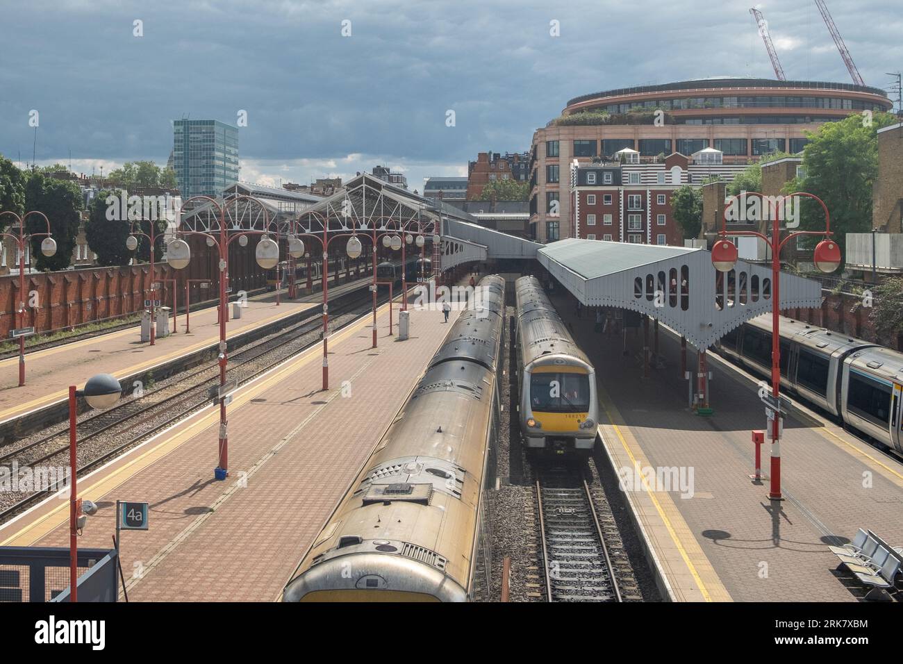 LONDON- JULY 25, 2023: Marylebone Train Station, a central London ...