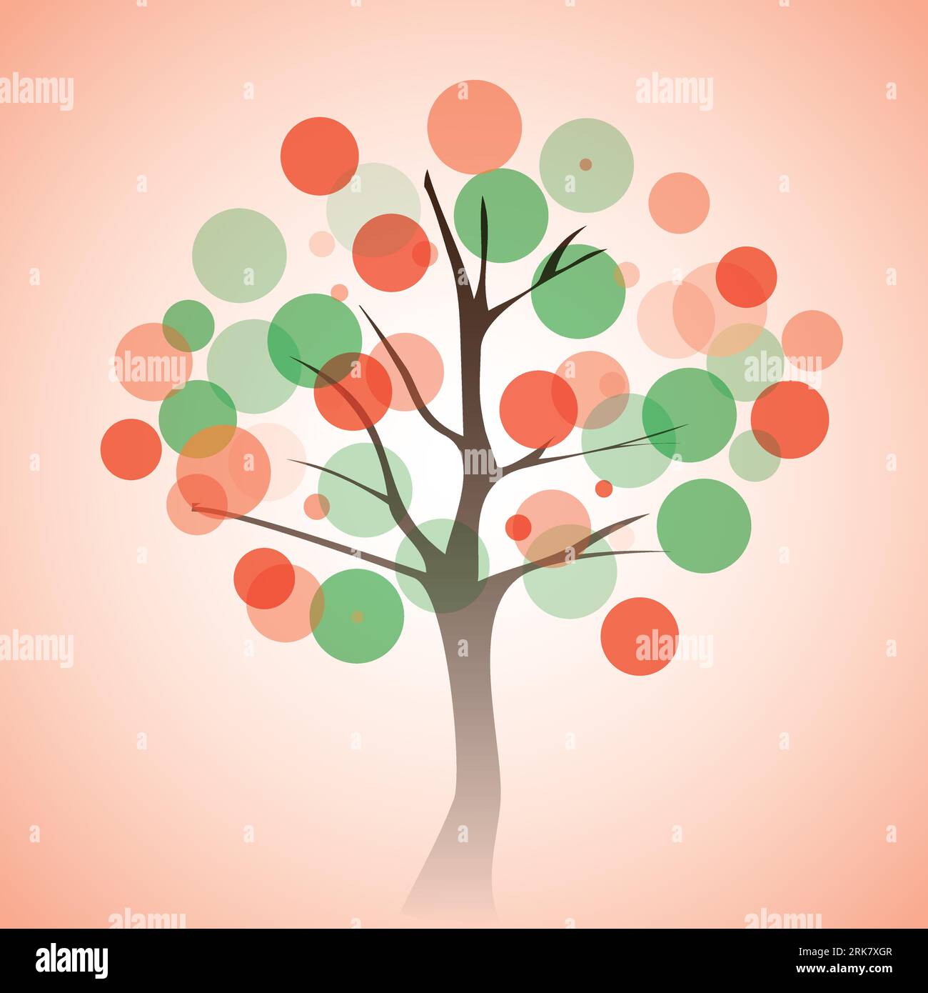 Cover Design with Abstract Tree Illustration Stock Vector Image & Art ...