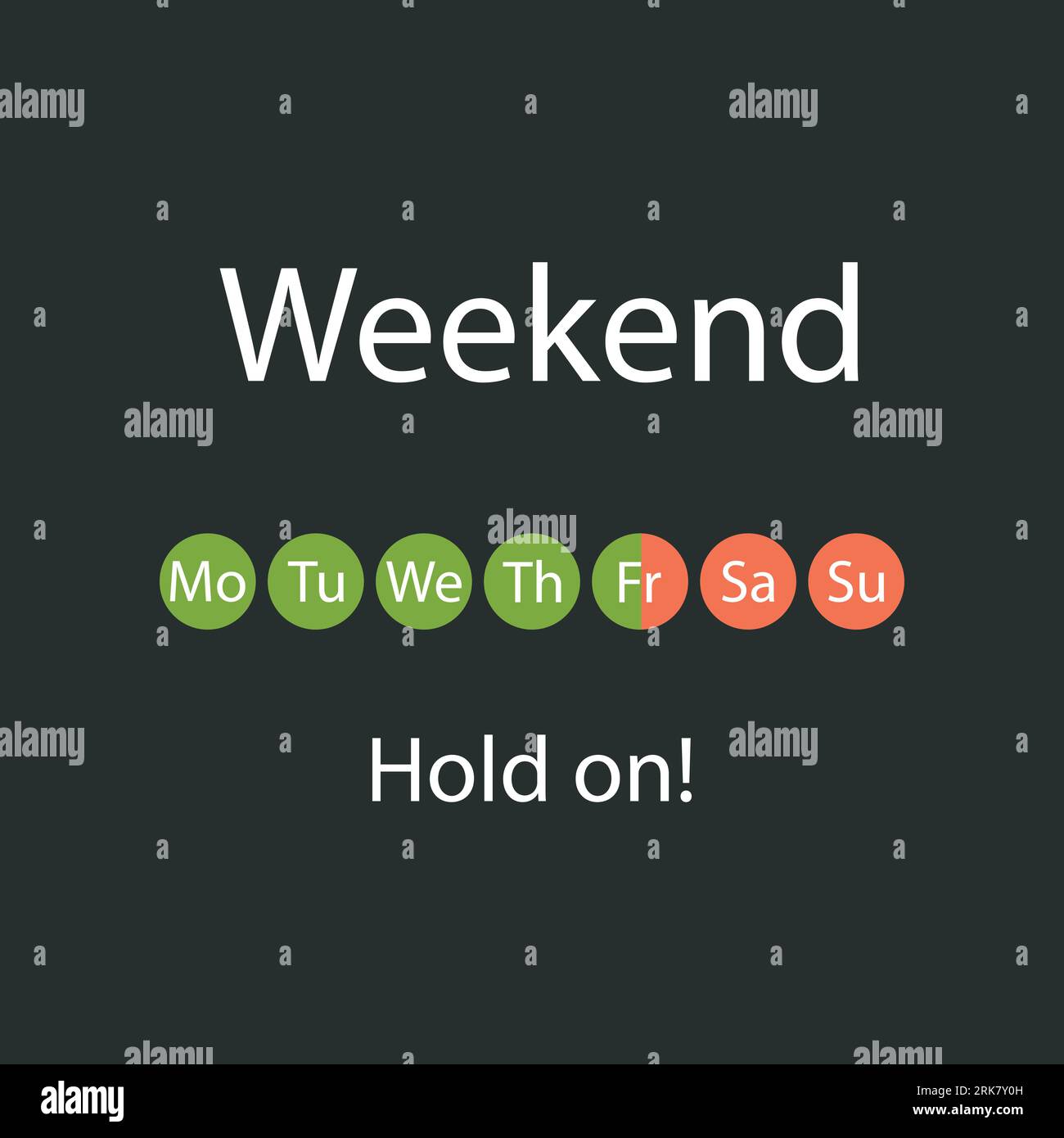 Weekends vector vectors hi-res stock photography and images - Alamy