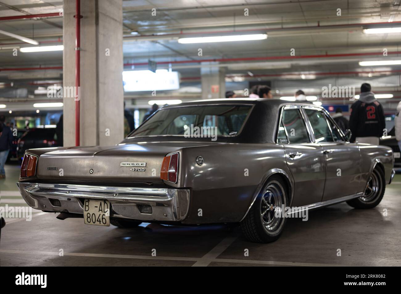 Back view of classic Dodge Dart 3700 Gt in a parking Stock Photo - Alamy