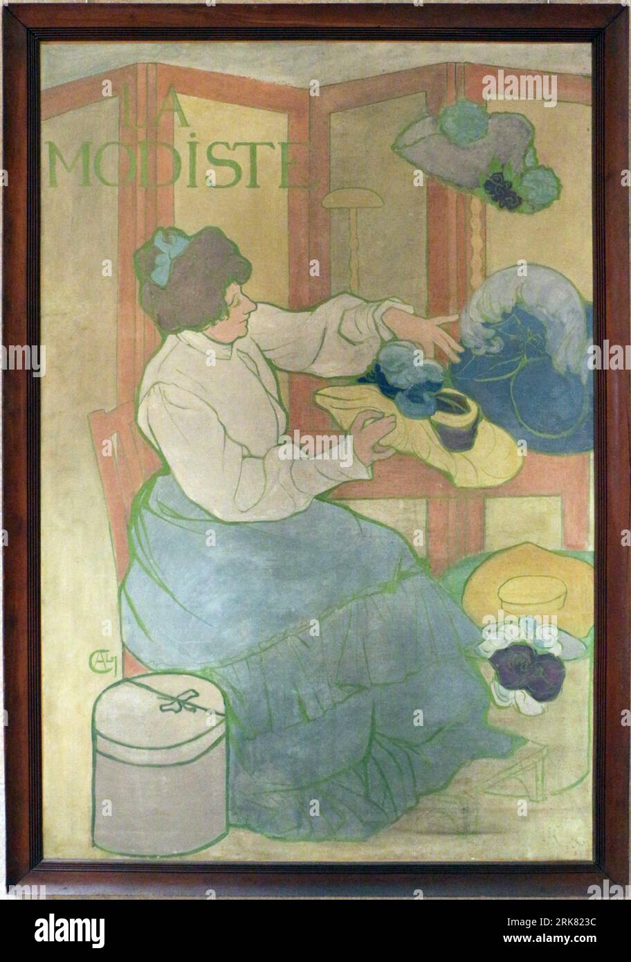 La Modiste between circa 1893 and circa 1896 by Alexandre Charpentier ...