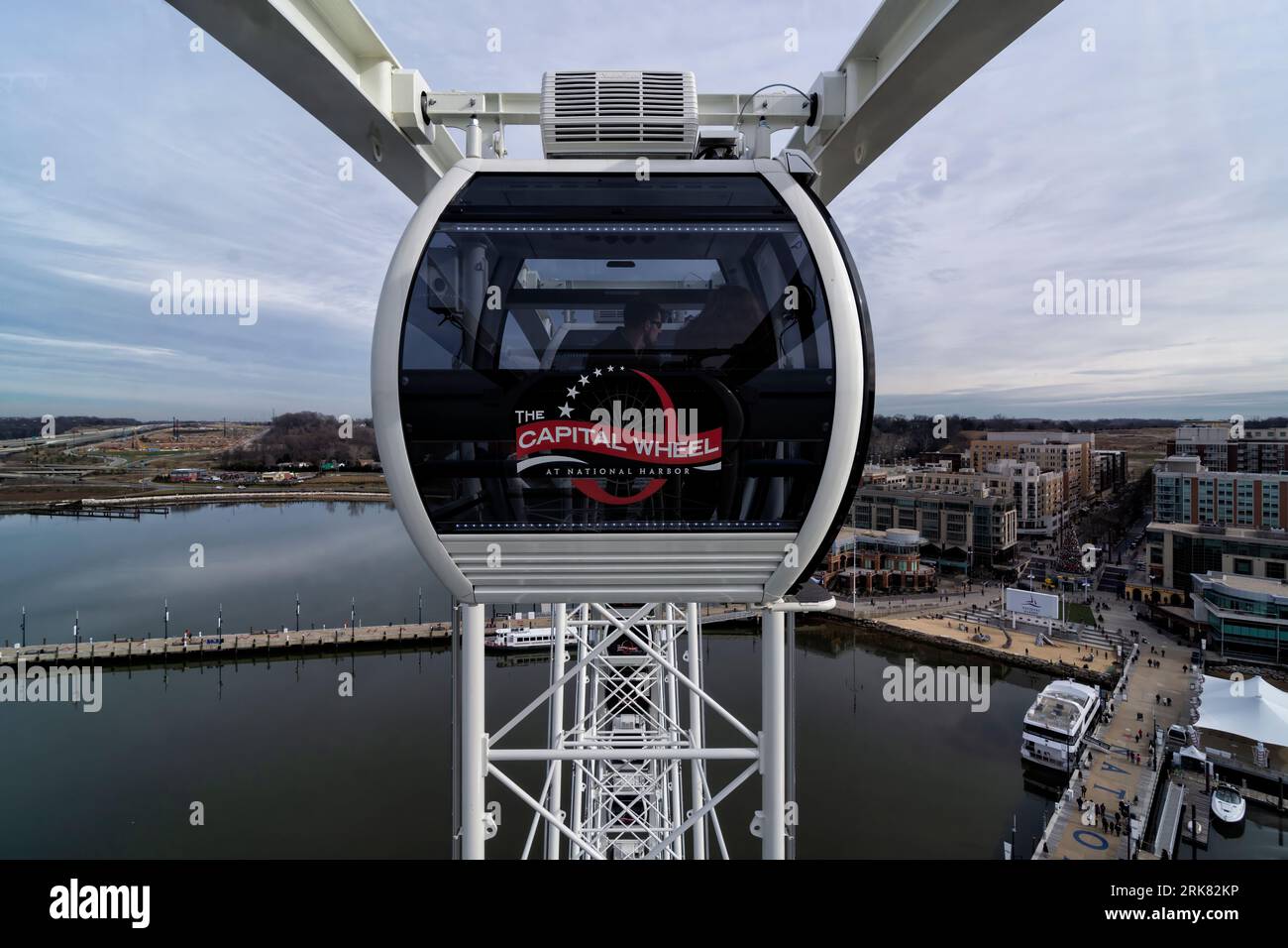 This dazzling image is of the National Harbor's iconic Capital Wheel in ...