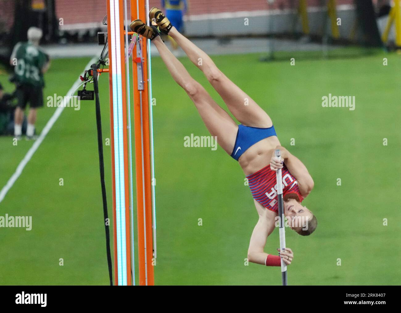 Budapest, Hongrie. 23rd Aug, 2023. Katie Moon (USA) joint gold medal ...