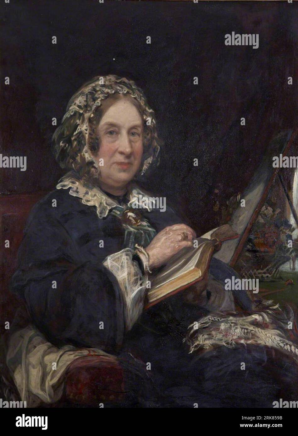 Frances Talbot, Countess of Morley (1782-1857) circa 1852 by James Sant ...