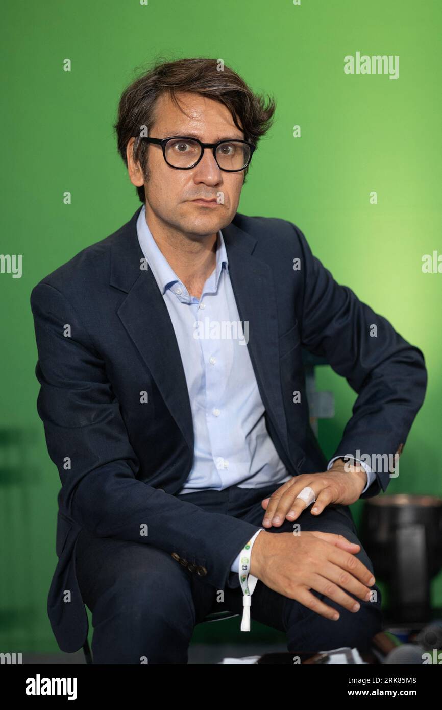 Le Havre, France. 24th Aug, 2023. Harris Interactiv Jean-Daniel Levy ...