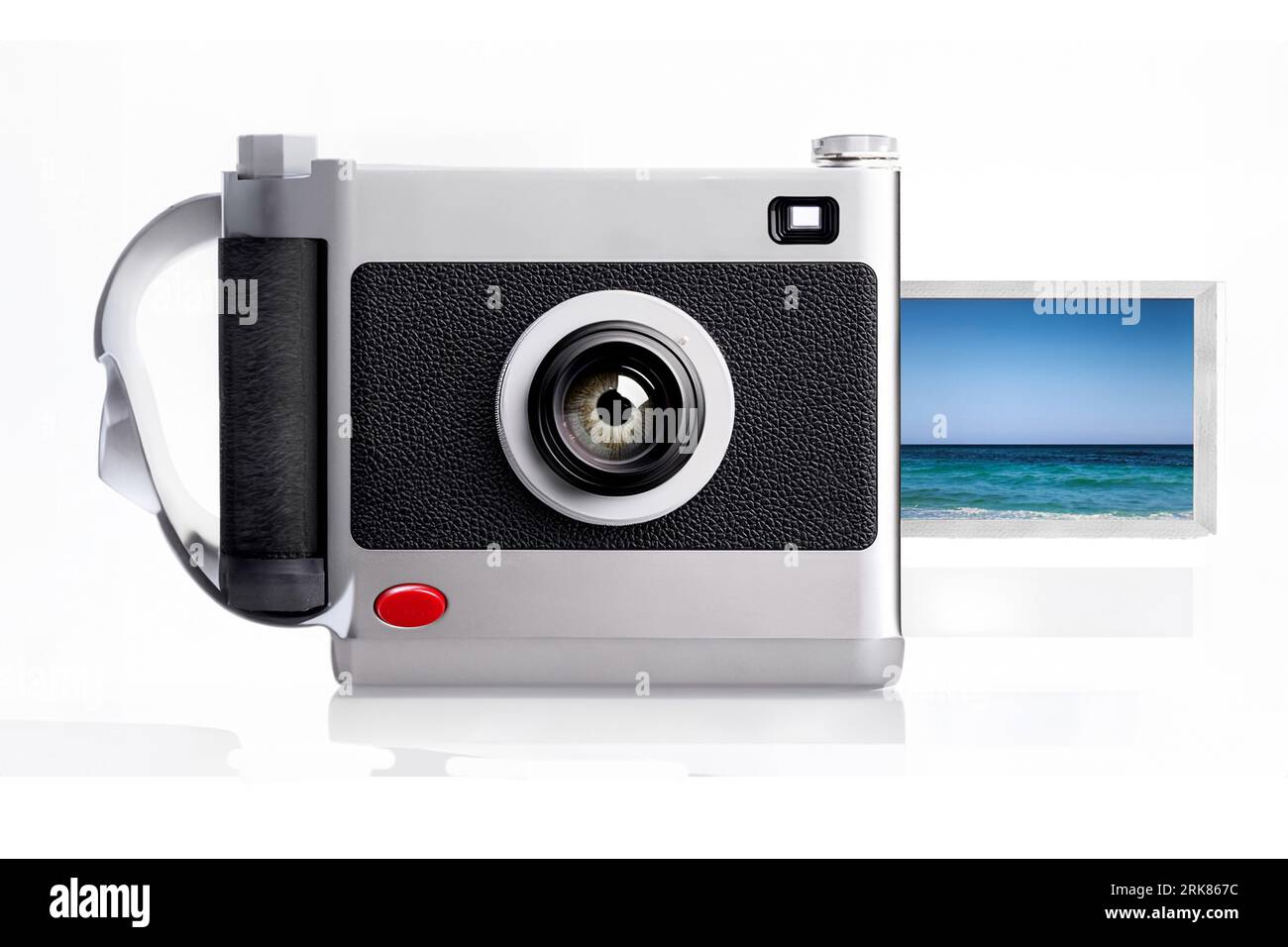 Human eye biological technology digital camera Stock Photo - Alamy