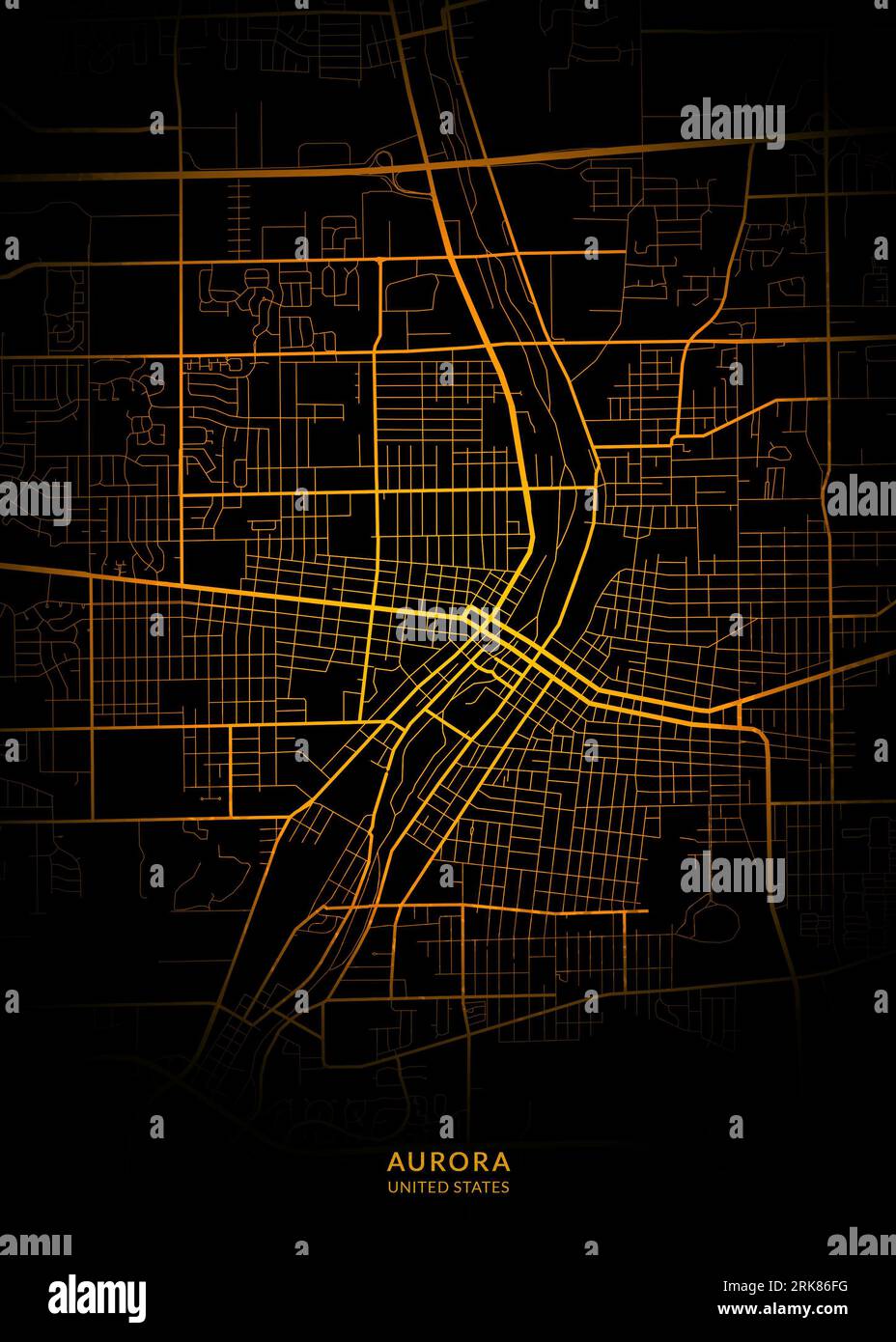 Aurora map hi-res stock photography and images - Alamy