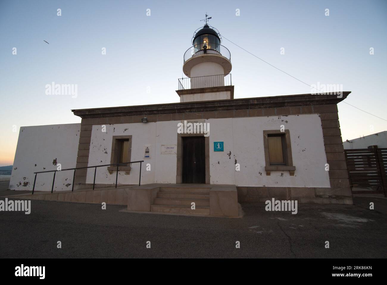 Cap de Creus lighthouse. Faro del Cap de Creus Stock Photo - Alamy