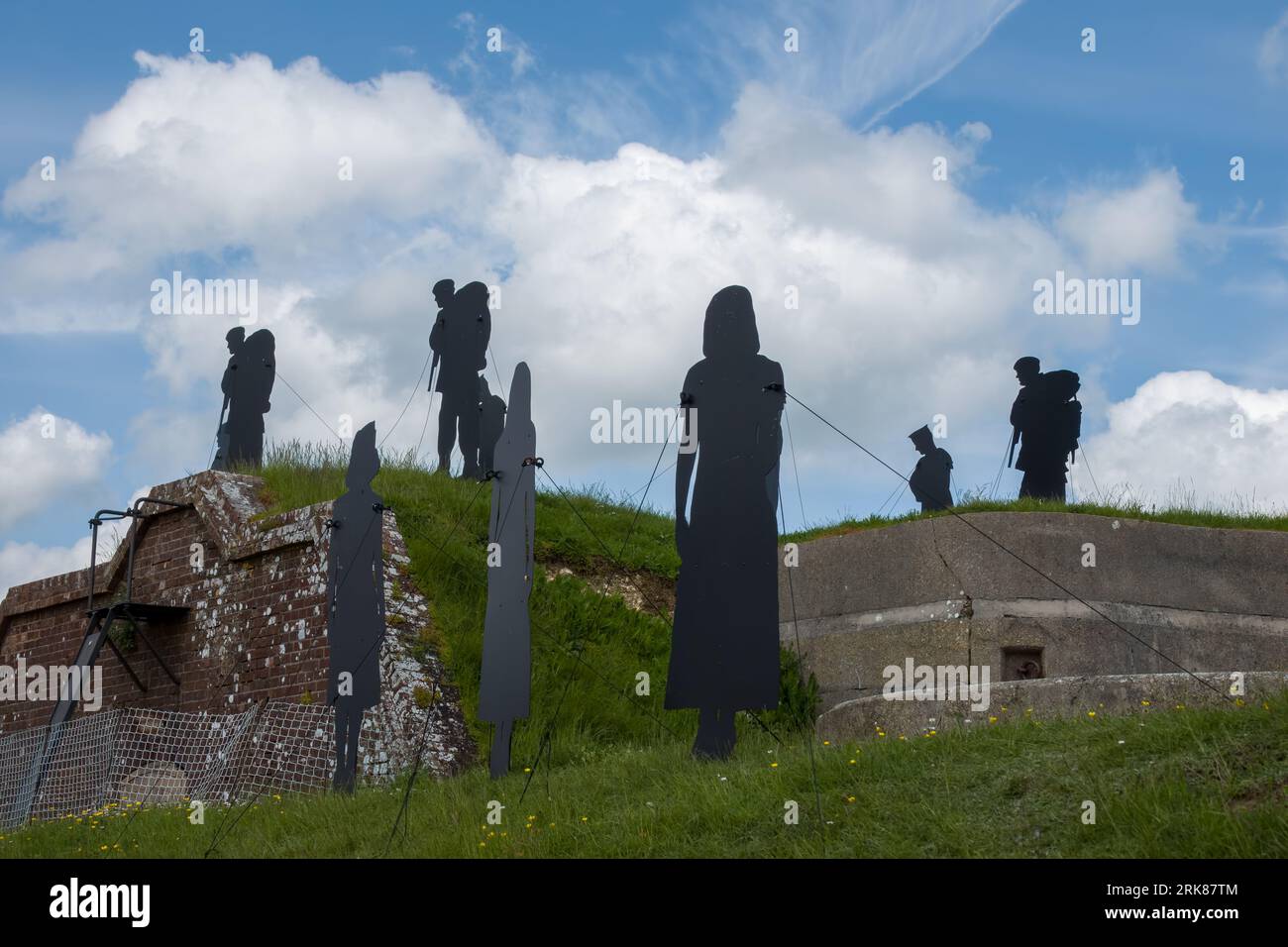 Standing with Giants Art Installation at Fort Nelson Hampshire England ...