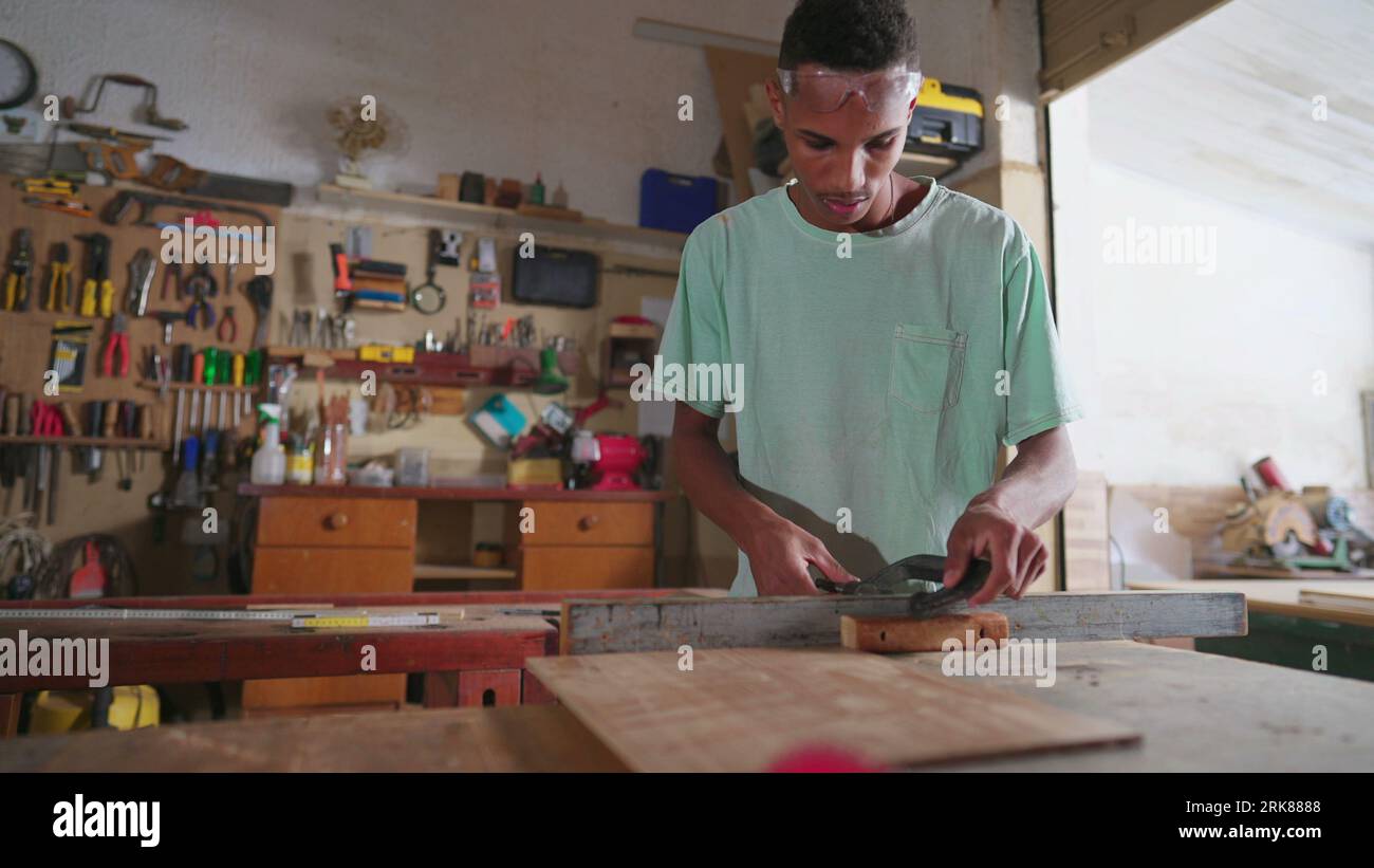 One focused black brazilian carpenter hi-res stock photography and ...