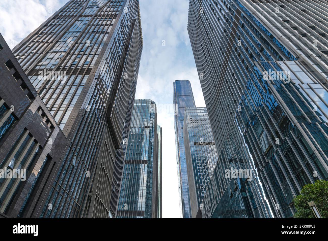 Tall buildings perspective upward angle hi-res stock photography and ...