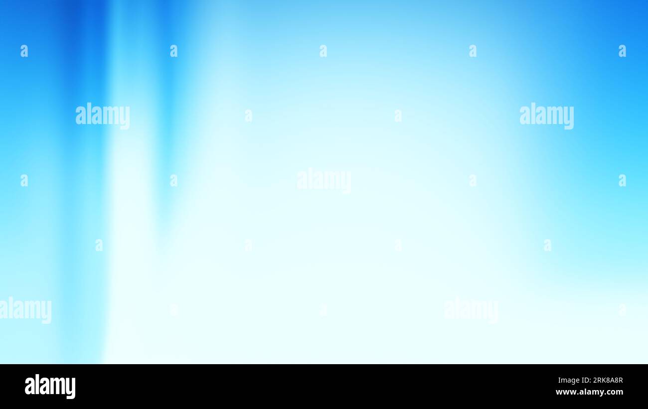 Abstract blurred blue white background. 3d render Stock Photo - Alamy