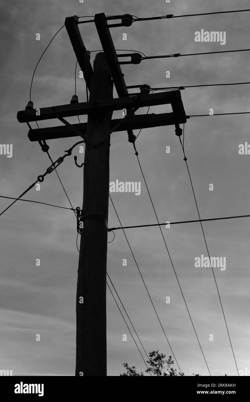 A twilight sun setting Black and White Stock Photos & Images - Alamy