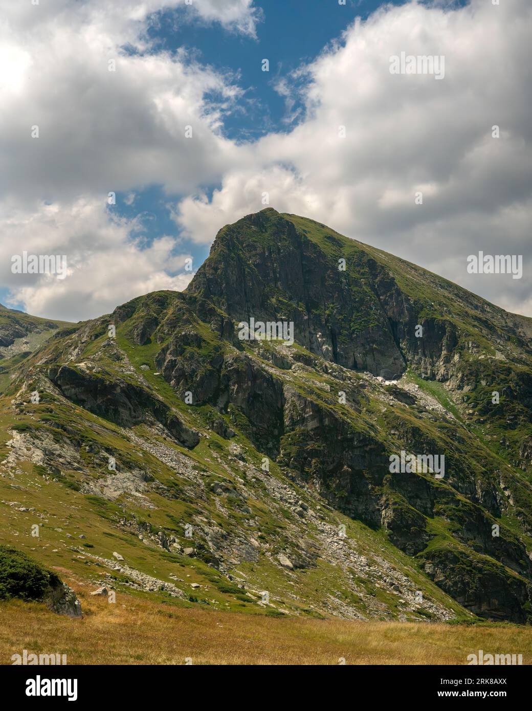 A peak located in the 7 Rila Lakes National Park in the beautiful Rila ...