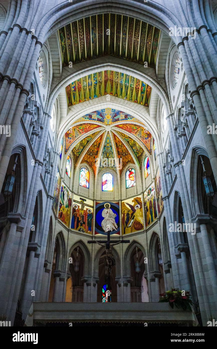 A magnificent cathedral with an impressive round ceiling featuring a ...