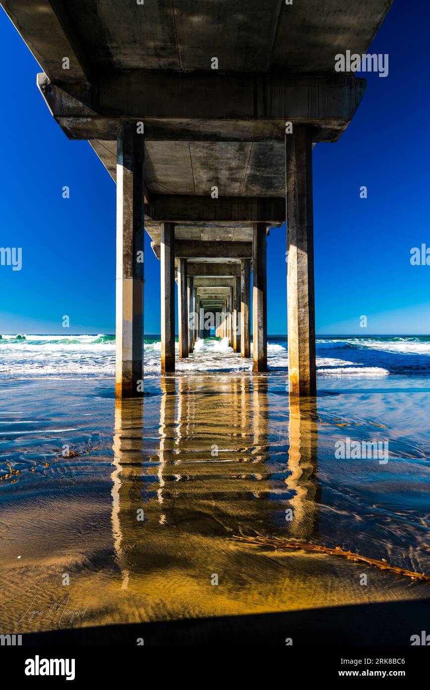 The Ellen Browning Scripps Pier in San Diego California Stock Photo - Alamy