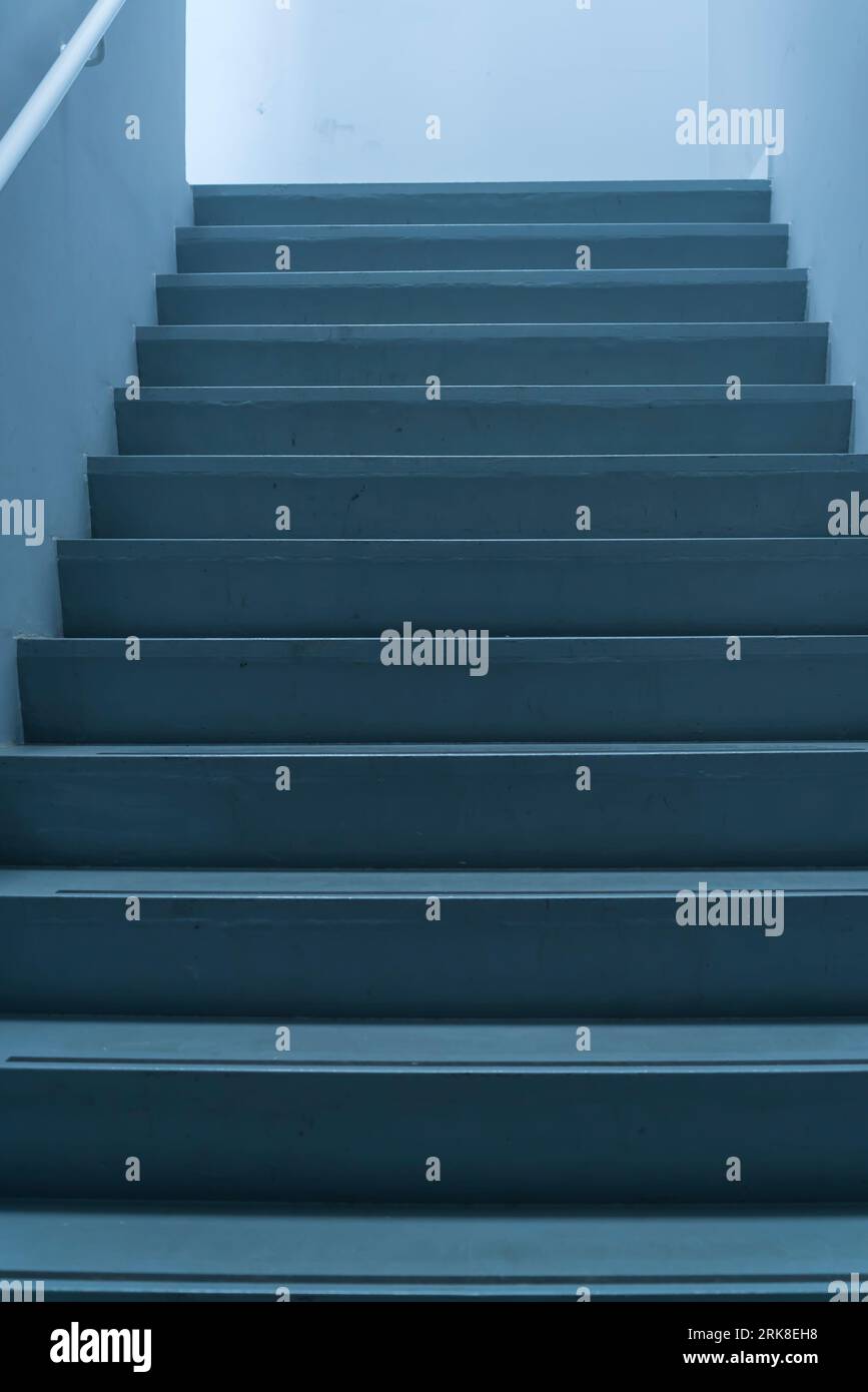 Modern empty stairs Stock Photo - Alamy