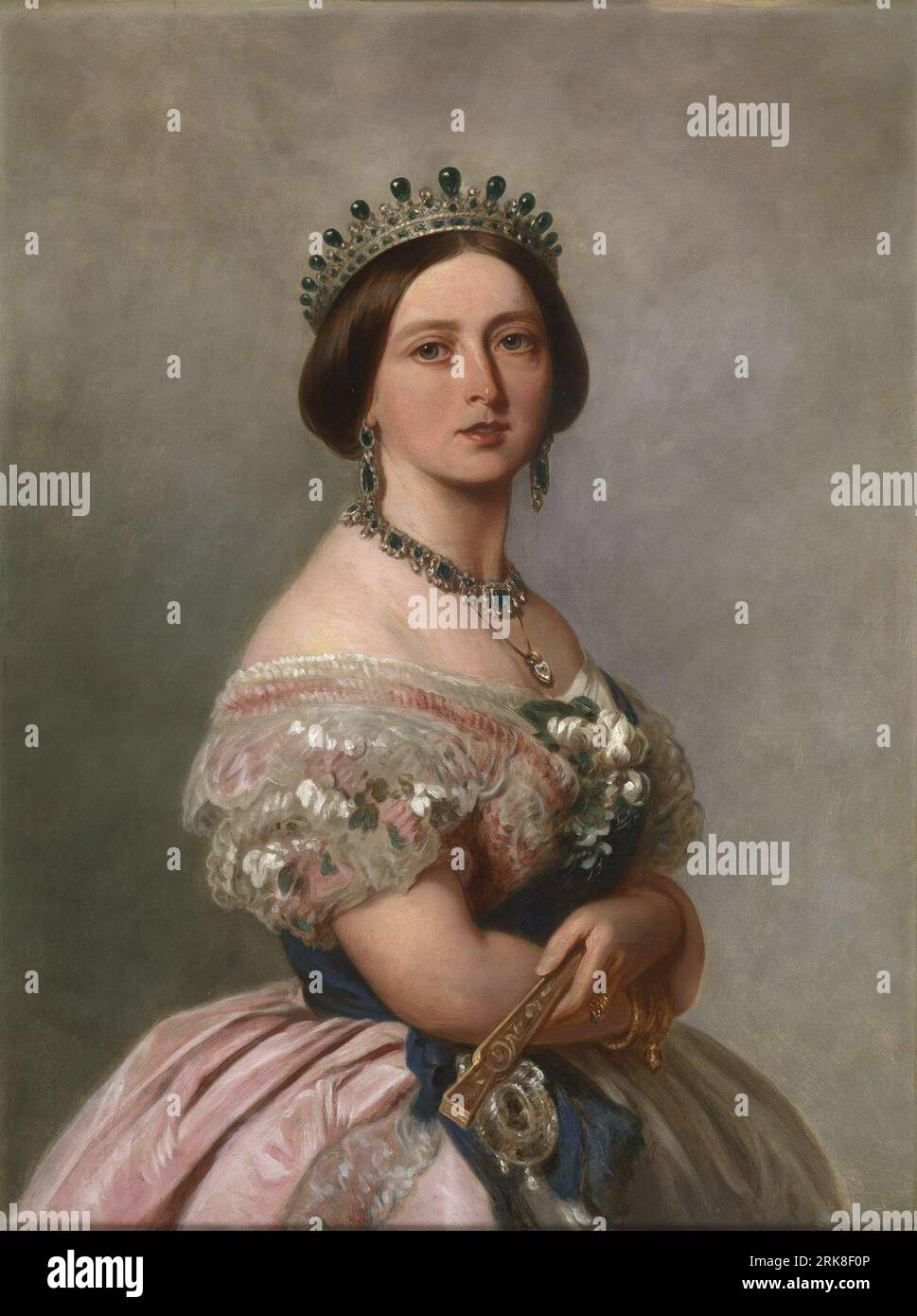 Queen Victoria (1819-1901) by Georg Koberwein Stock Photo - Alamy