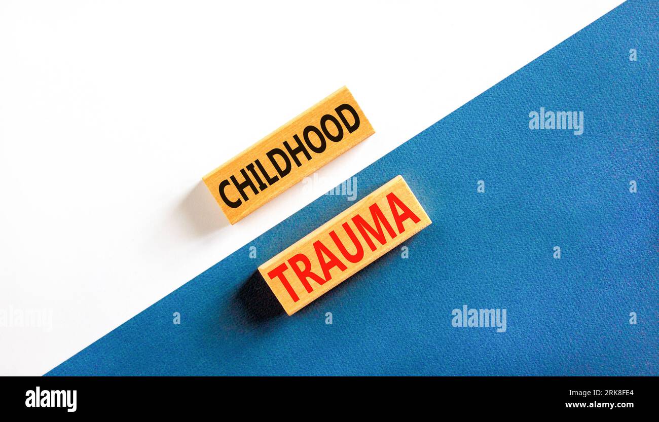 Childhood trauma symbol. Concept words Childhood trauma on beautiful ...