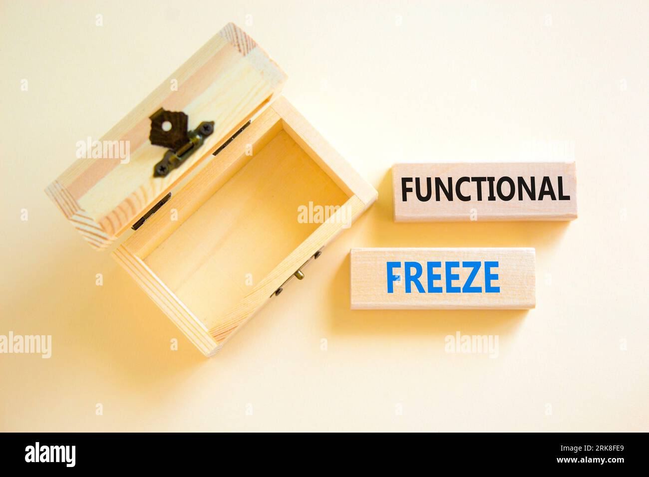 Functional freeze symbol. Concept words Functional freeze on beautiful ...