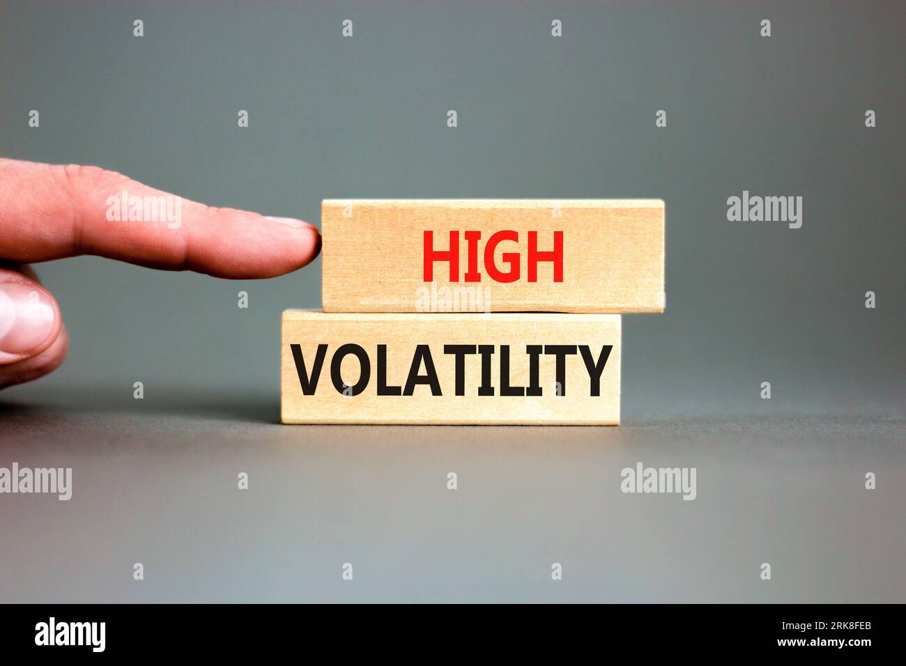 High volatility symbol. Concept words High volatility on beautiful ...
