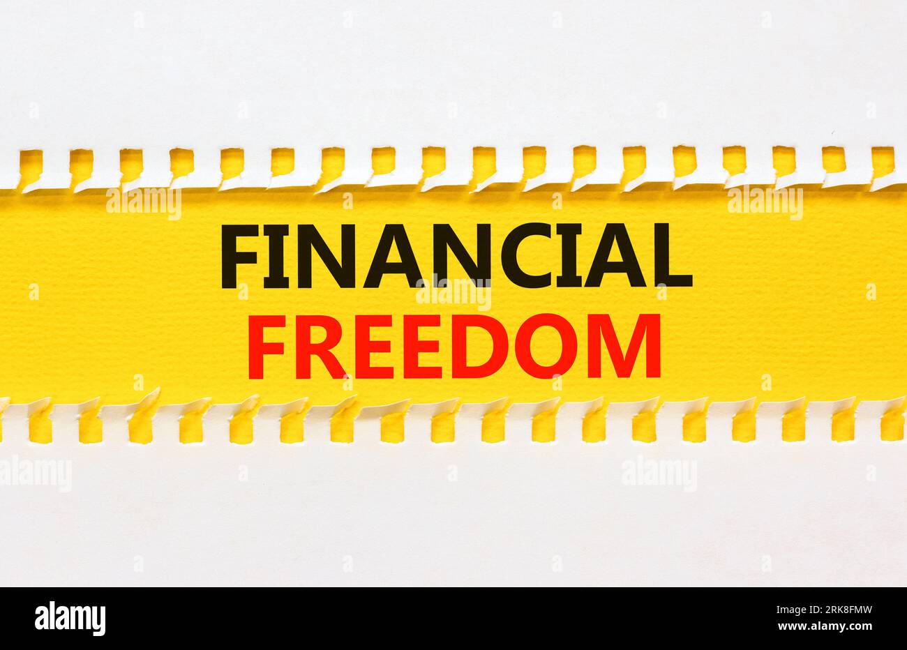 Financial freedom symbol. Concept words Financial freedom on beautiful ...