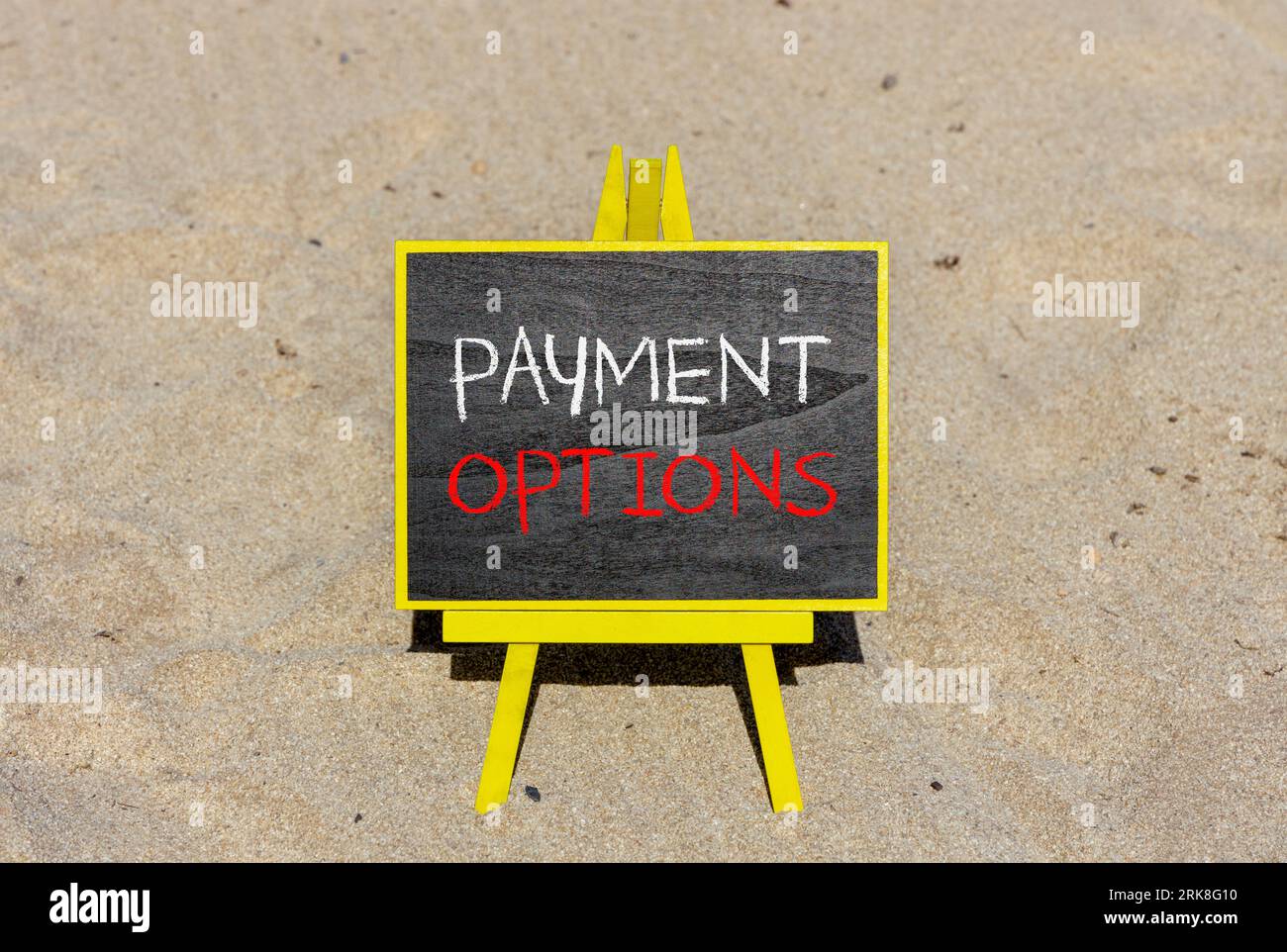 Payment options symbol. Concept words Payment options on beautiful ...