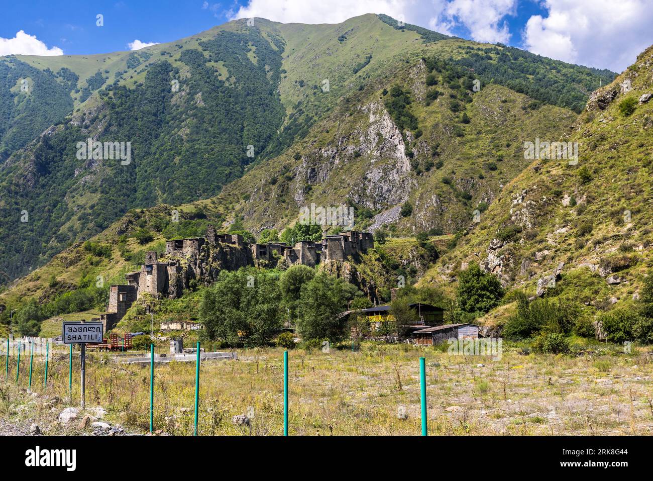 The city of Shatili is located in a strategically important position in ...
