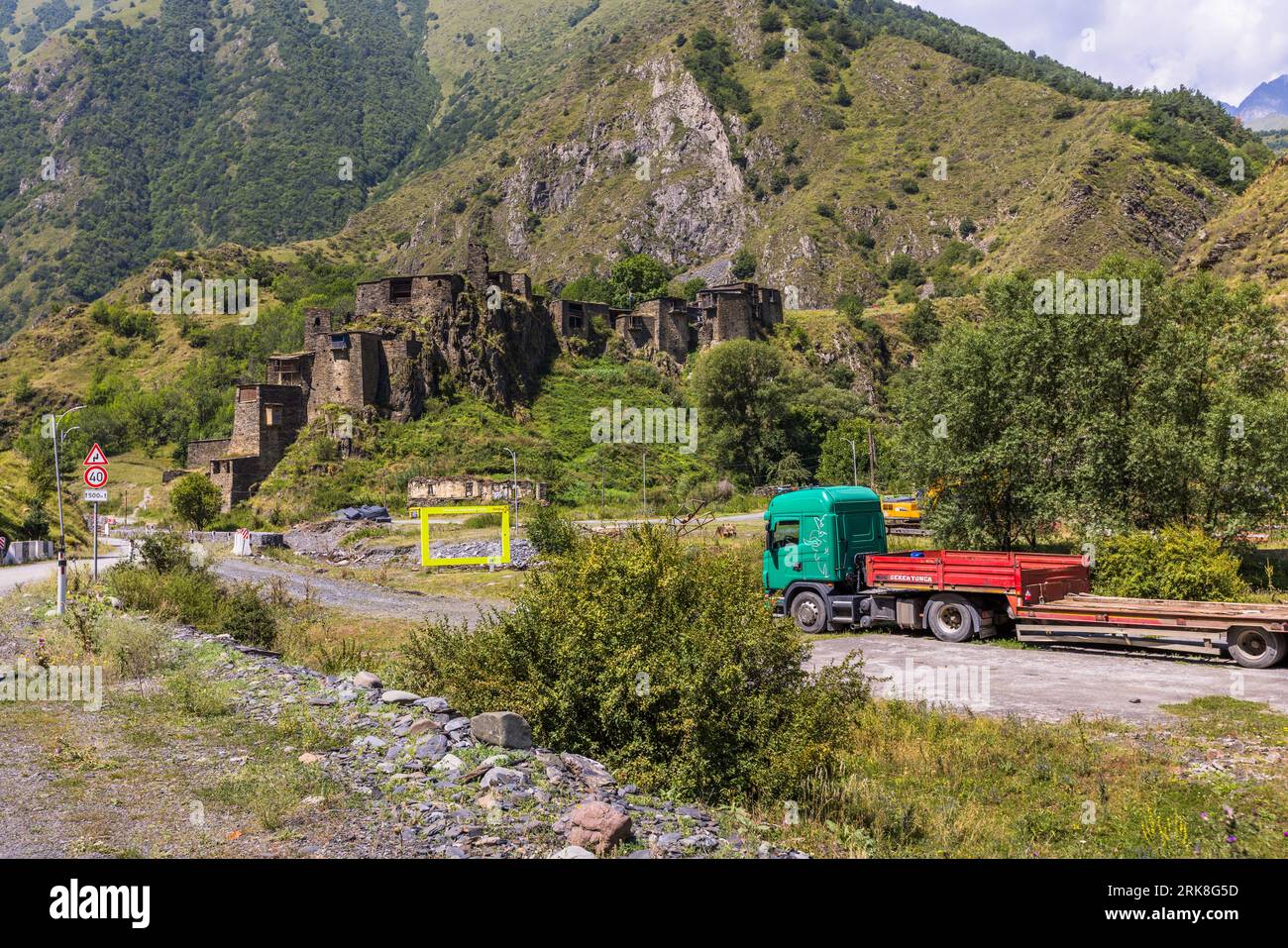 The city of Shatili is located in a strategically important position in ...